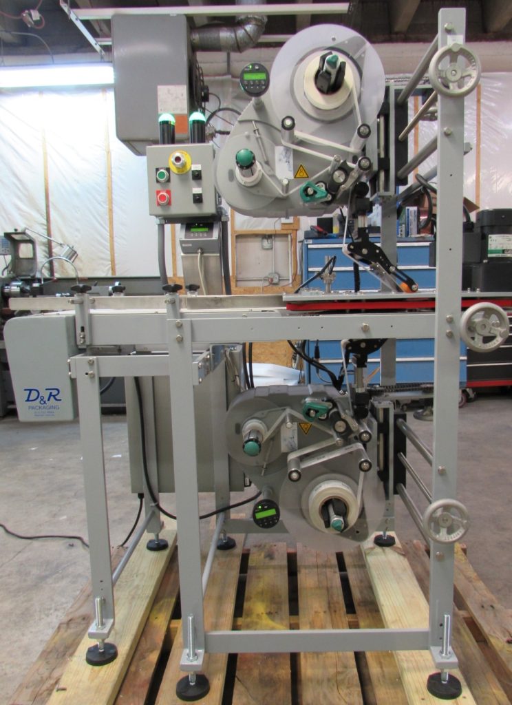 Top – Bottom Labeler with Gang of Conveyors and Hugger Belts - D & R ...